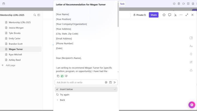 Template Surat Rekomendasi Gratis untuk Pekerjaan, Magang, dan Lainnya