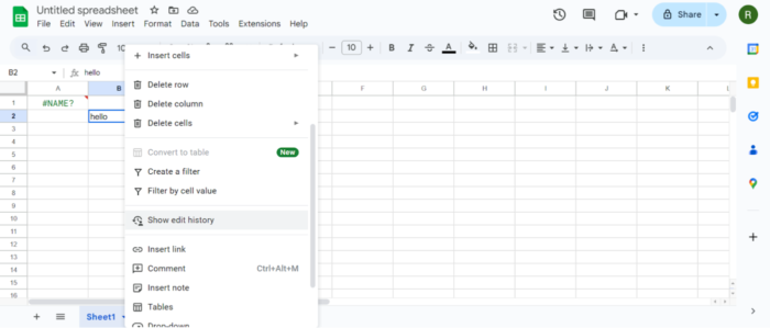 Cara Menggunakan Riwayat Edit Google Spreadsheet untuk Melacak Perubahan