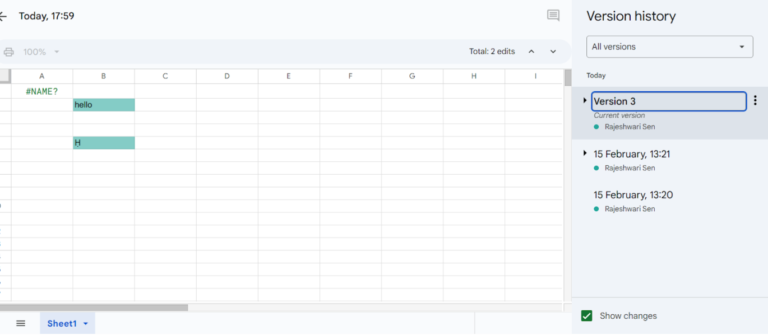 How to Use Google Sheets Edit History to Track Changes | ClickUp