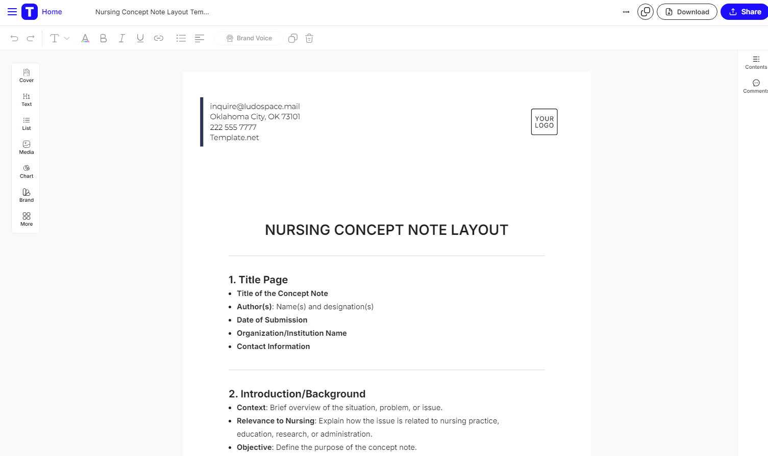 Plantilla gratis de notas de enfermería para una documentación precisa del paciente