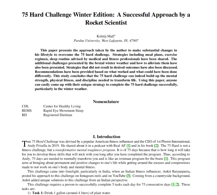 Free 75 Hard Challenge PDF Templates for Tracking Fitness