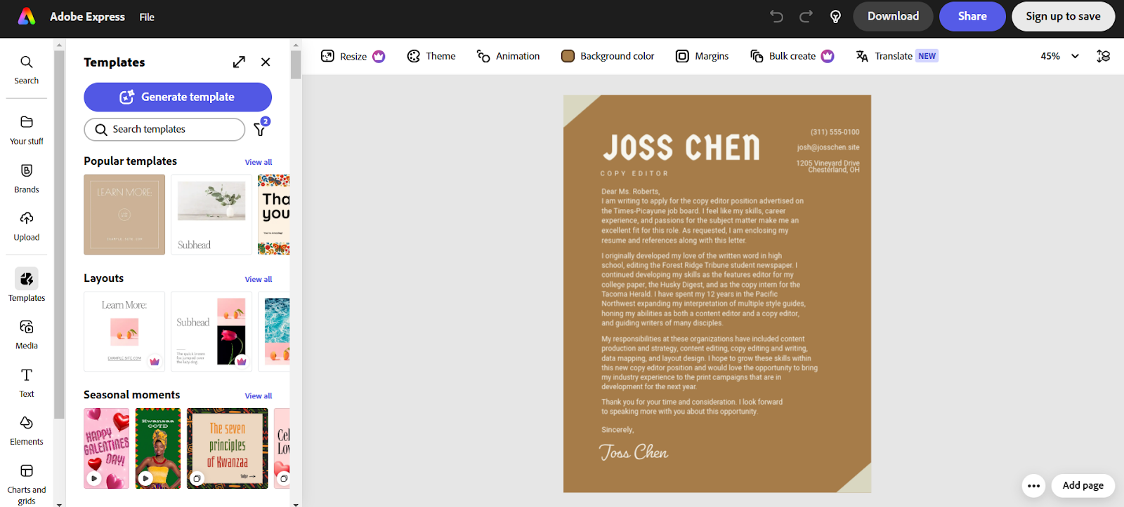 Free PDF Cover Letter Templates: Examples for Job Applications