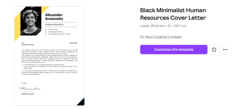 Free PDF Cover Letter Templates: Examples for Job Applications
