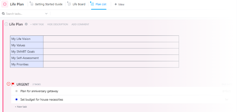 How to Build a Personal Life Dashboard for Productivity | ClickUp