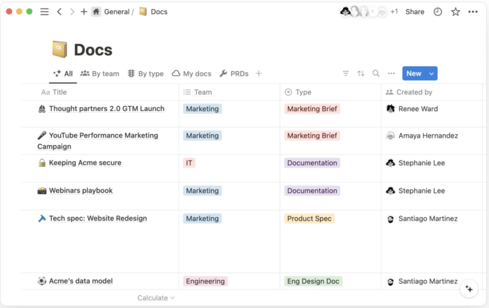 How to Create a Database in Notion | ClickUp