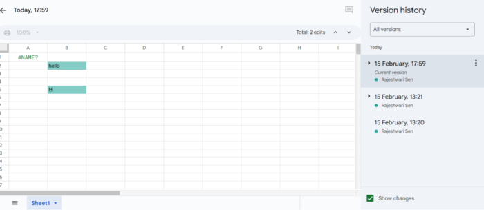 How to Use Google Sheets Edit History to Track Changes | ClickUp