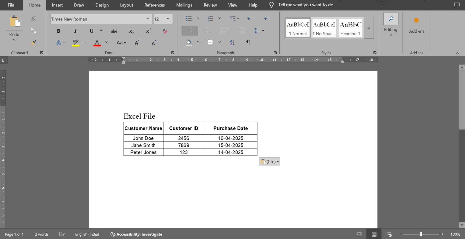 Cara Menyisipkan Excel ke dalam Microsoft Word