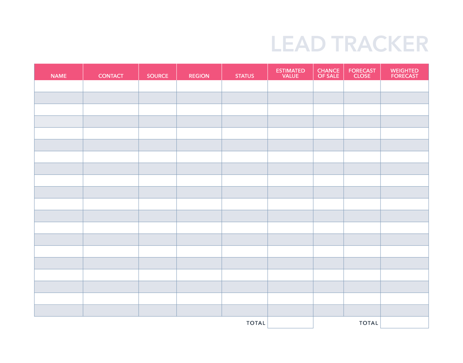 Free Lead Tracking Templates to Manage Sales Pipeline Efficiently