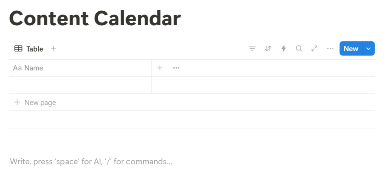 How to Create a Database in Notion | ClickUp