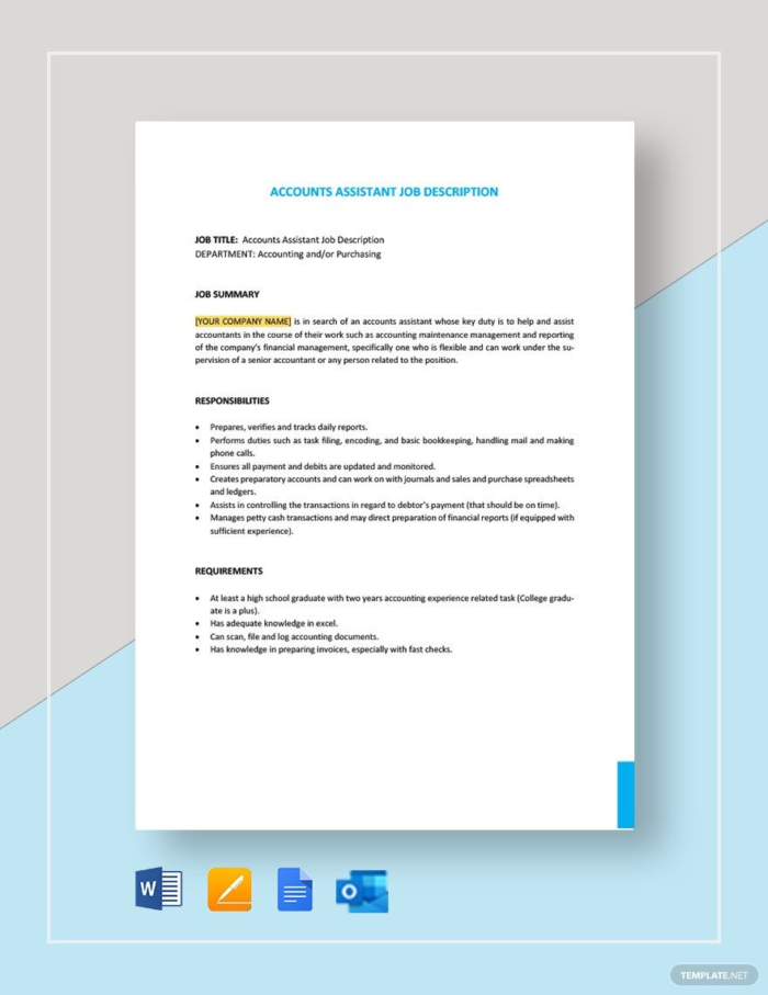 Free Professional Job Description Templates for Word | ClickUp