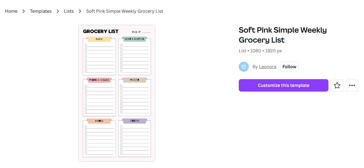13 Templat Daftar Belanjaan Gratis untuk Belanja Mudah