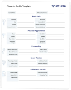 Free Character Profile Template for Writers & Creators | ClickUp