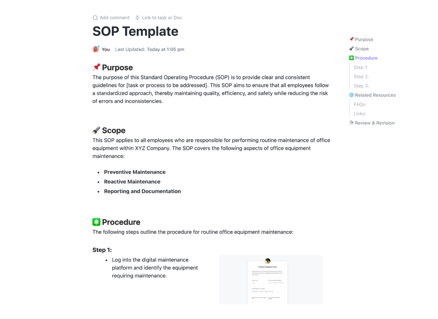 How to Organize SOPs: Best Practices and Tools | ClickUp