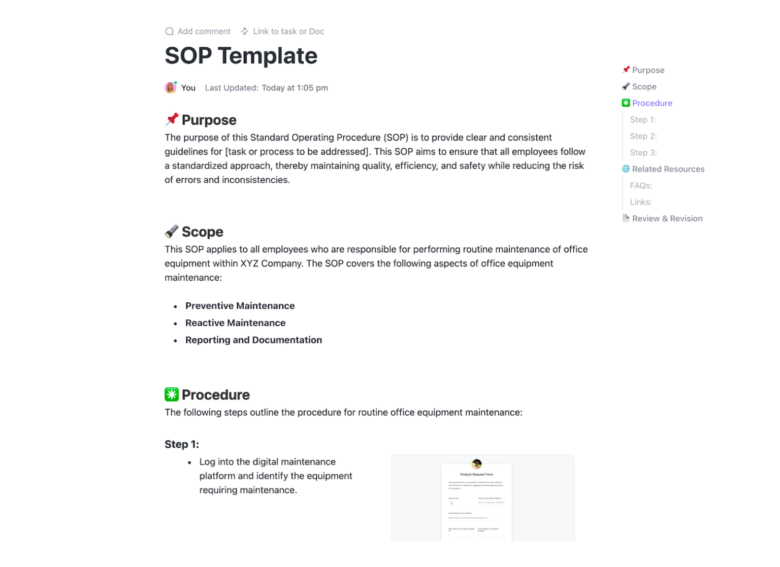 How to Organize SOPs: Best Practices and Tools | ClickUp