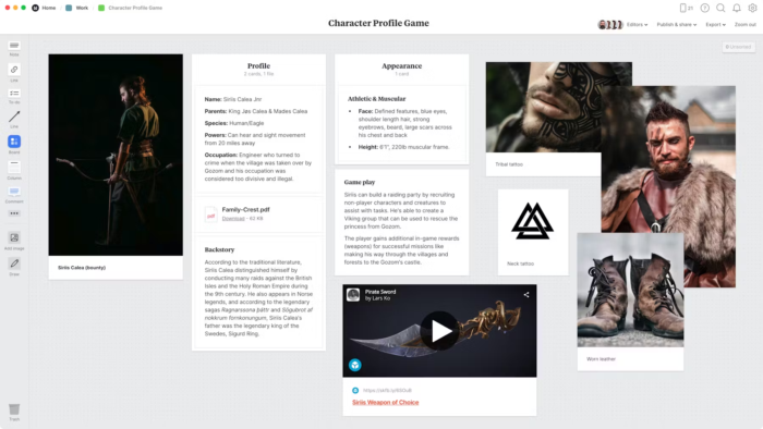 Free Character Profile Template for Writers & Creators | ClickUp