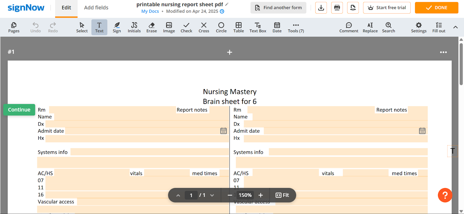Modèles gratuits de fiches de rapport infirmier pour améliorer la ...