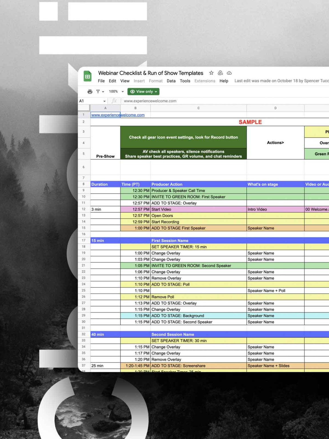 Free Webinar Planning Templates for Successful Webinars