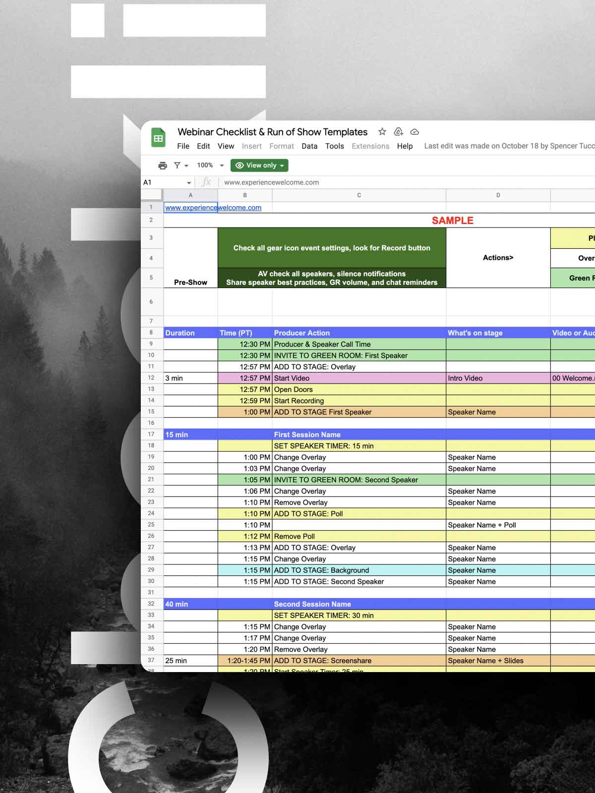 Free Webinar Planning Templates for Successful Webinars