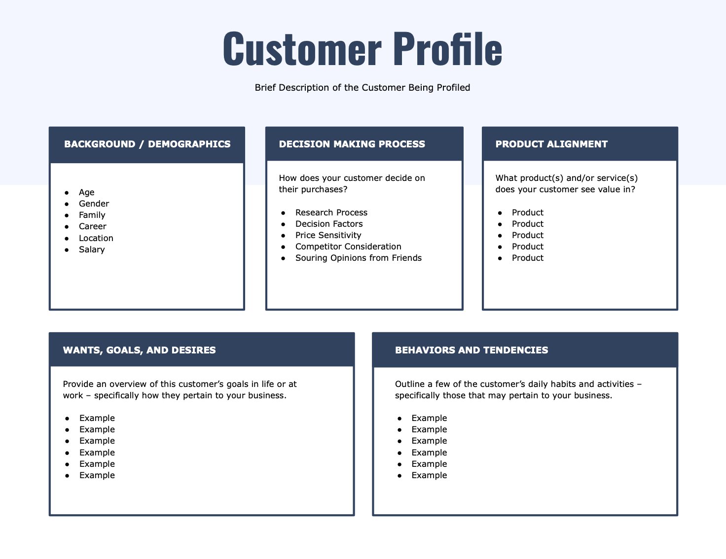 18 Free Client Profile Templates to Understand Your Clients Better