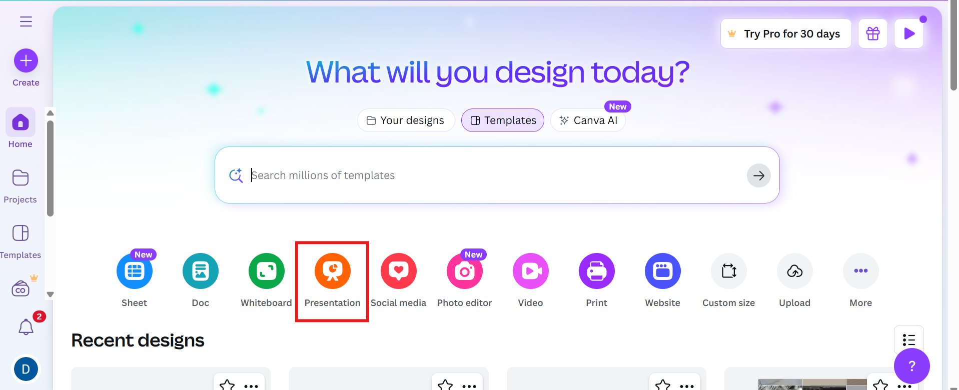 Bagaimana cara merekam layar di Canva?