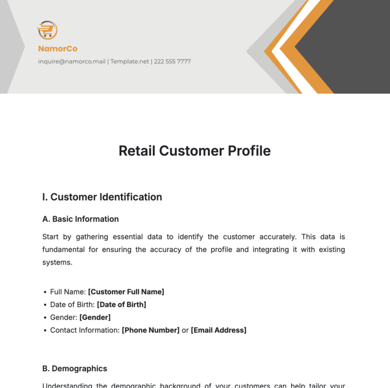 18 Free Client Profile Templates to Understand Your Clients Better