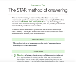 Free STAR Method Templates to Structure Interview Answers