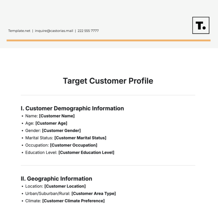 18 Free Client Profile Templates to Understand Your Clients Better