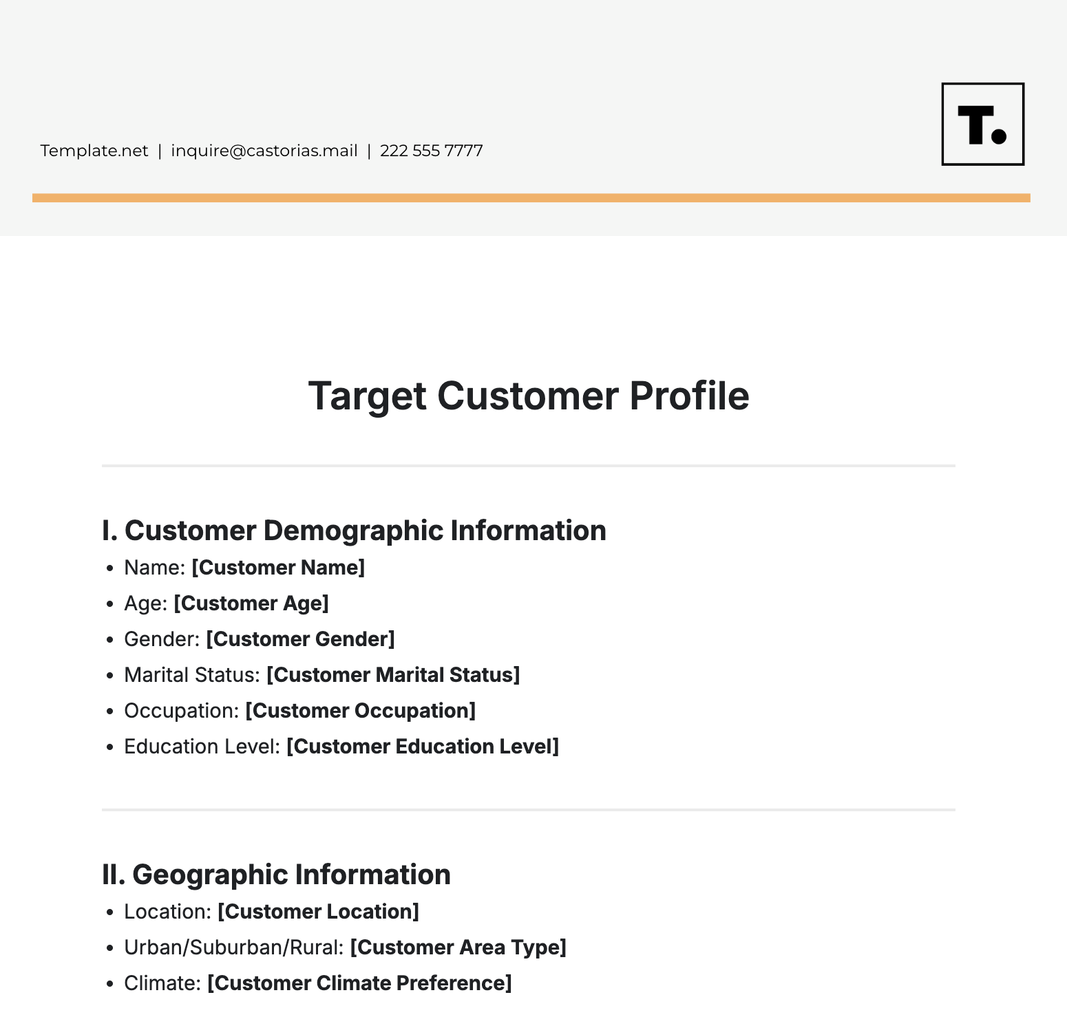 18 Free Client Profile Templates to Understand Your Clients Better