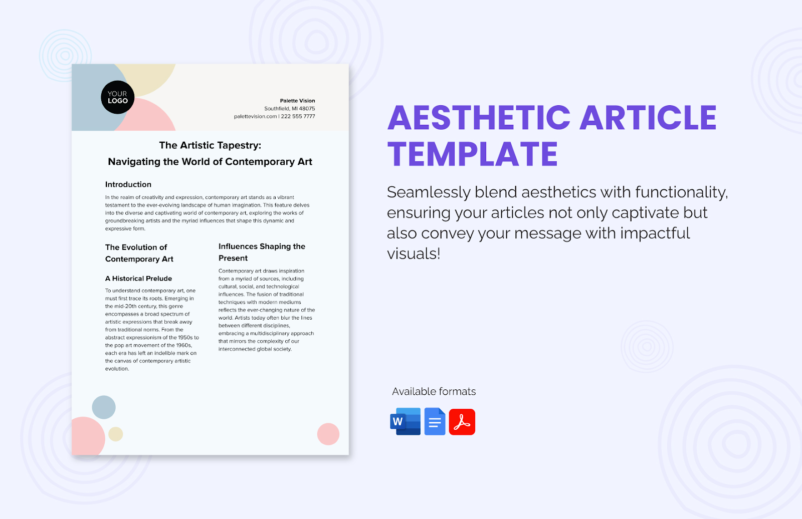 Best Free Aesthetic Google Docs Templates to Stand Out | ClickUp