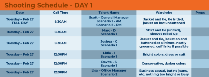 Free Shooting Schedule Templates to Plan Film Production