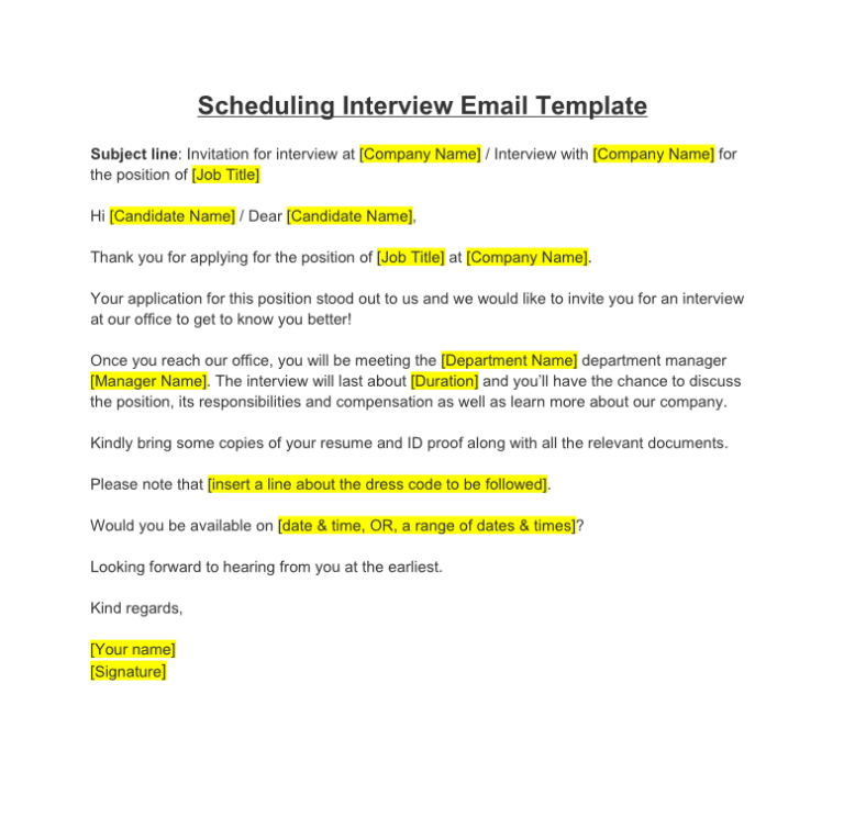 Free Interview Schedule Templates to Streamline Hiring