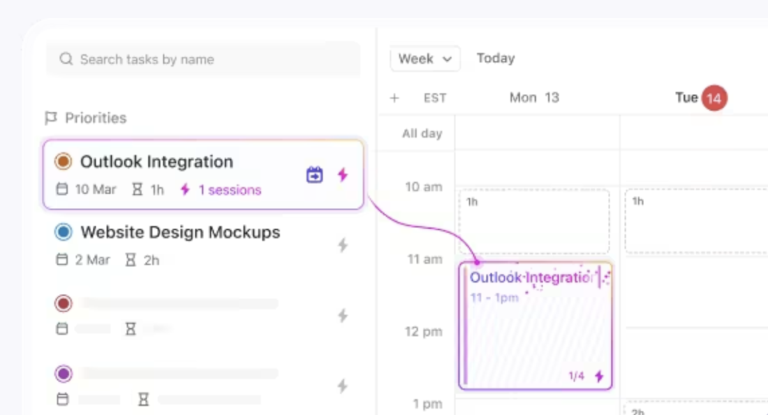 How to Use Time Blocking in Outlook Calendar I ClickUp