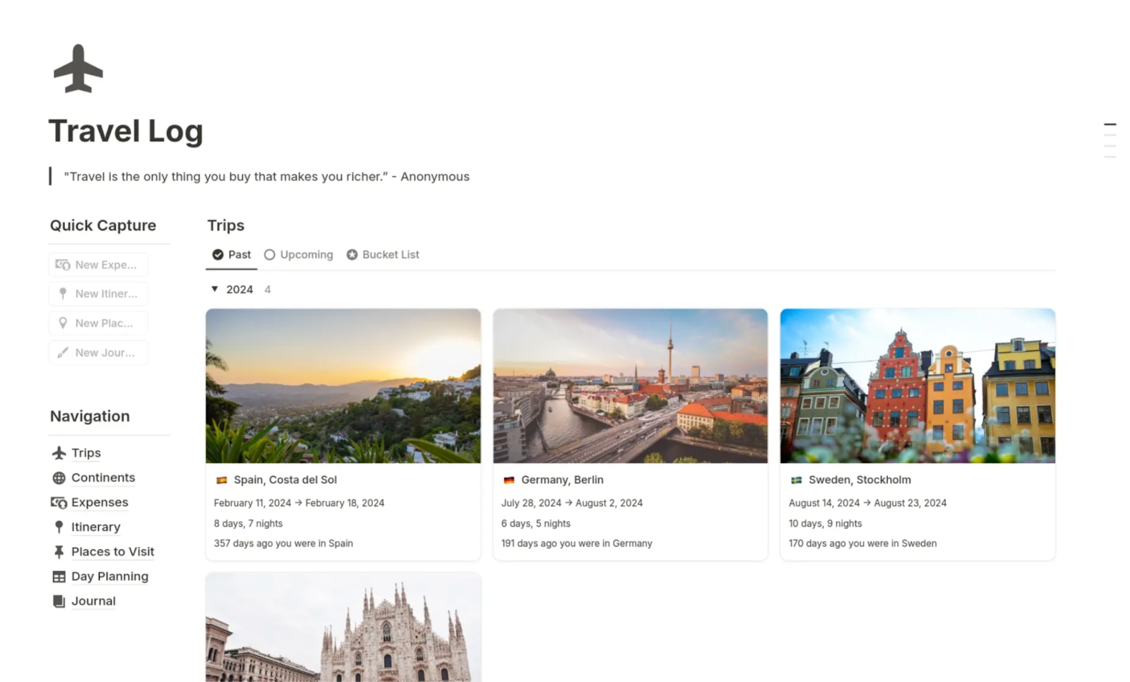 20 Notion Travel Templates to Plan Your Next Adventure | ClickUp