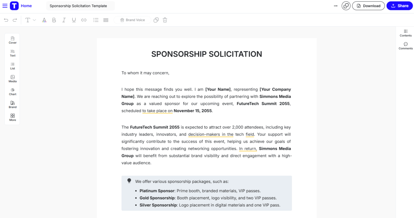 Free Solicitation Letter Templates for Fundraising & Donations