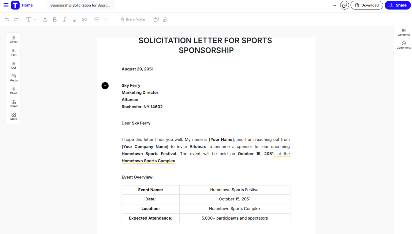 Free Solicitation Letter Templates for Fundraising & Donations