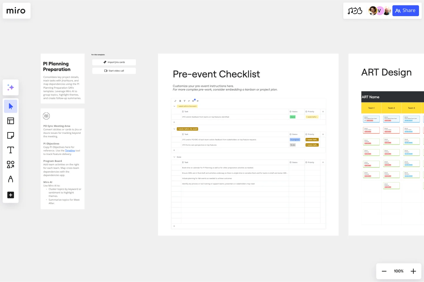 Top Miro PI Planning Templates for Agile Teams in 2026 | ClickUp