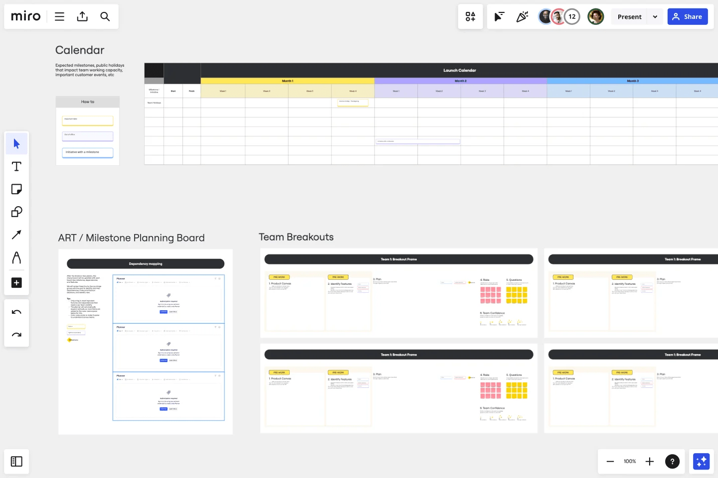 Top Miro PI Planning Templates for Agile Teams in 2025 | ClickUp