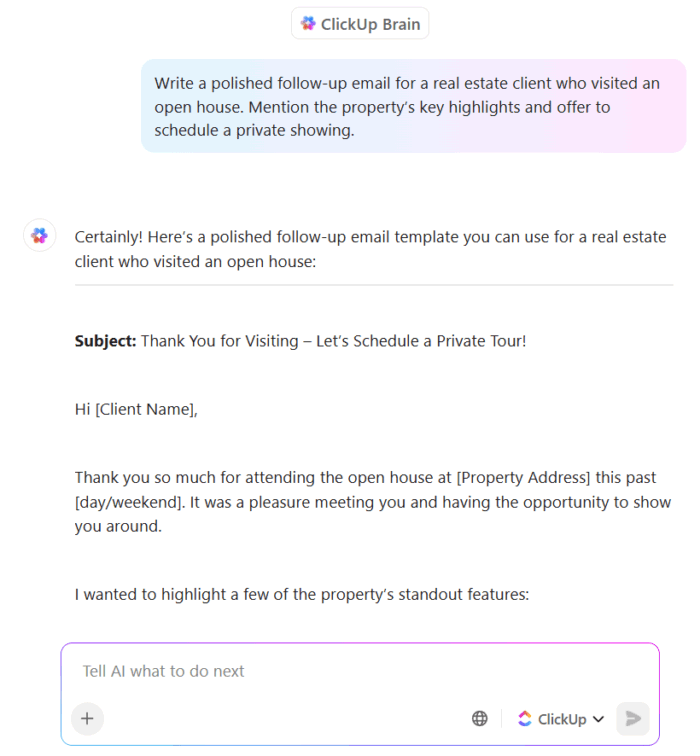 15 Best AI Tools for Real Estate Agents in 2026 | ClickUp