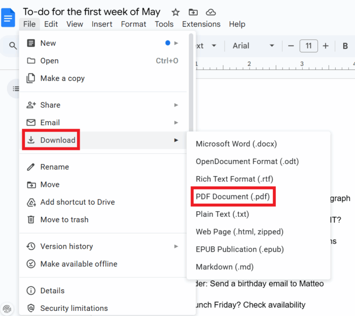 So speichern Sie Notizen auf jedem Gerät als PDF