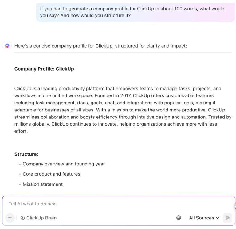 15 Free Company Profile Templates for Any Business | ClickUp
