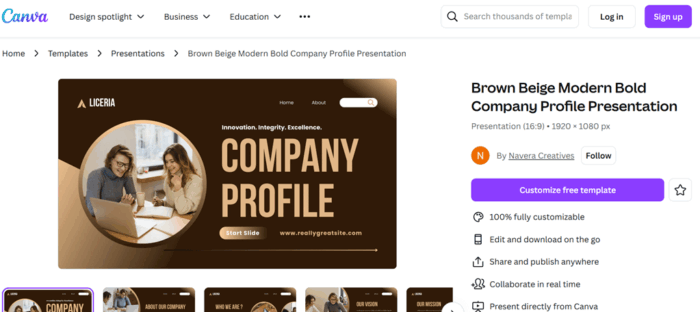 15 Free Company Profile Templates for Any Business | ClickUp