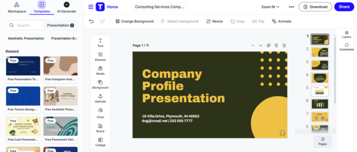 15 Free Company Profile Templates for Any Business | ClickUp