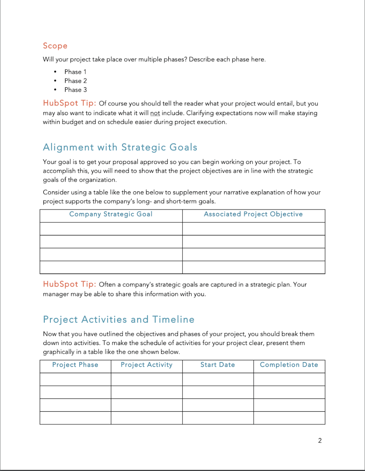Free Project Proposal Templates in Word for Easy Customisation