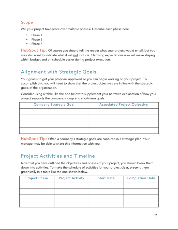 Free Project Proposal Templates in Word for Easy Customisation