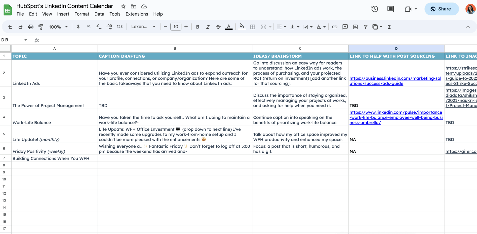 Free LinkedIn Content Calendar Templates to Plan Posts | ClickUp