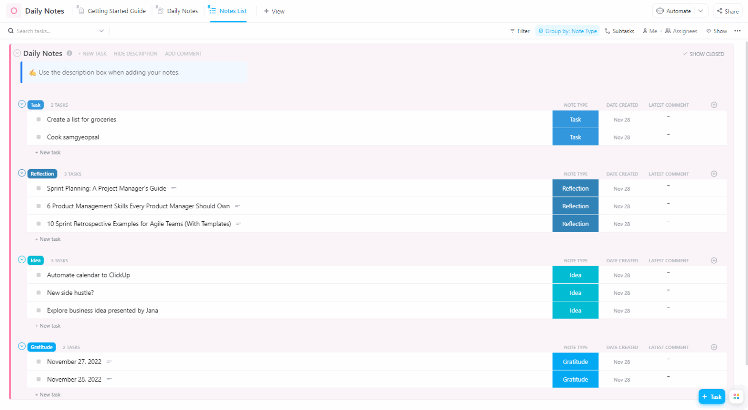 Daily Notes Templates to Organize Your Day and Boost Productivity