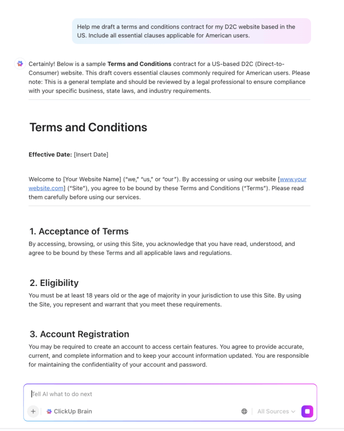 Free Terms and Conditions Templates for Websites & Apps