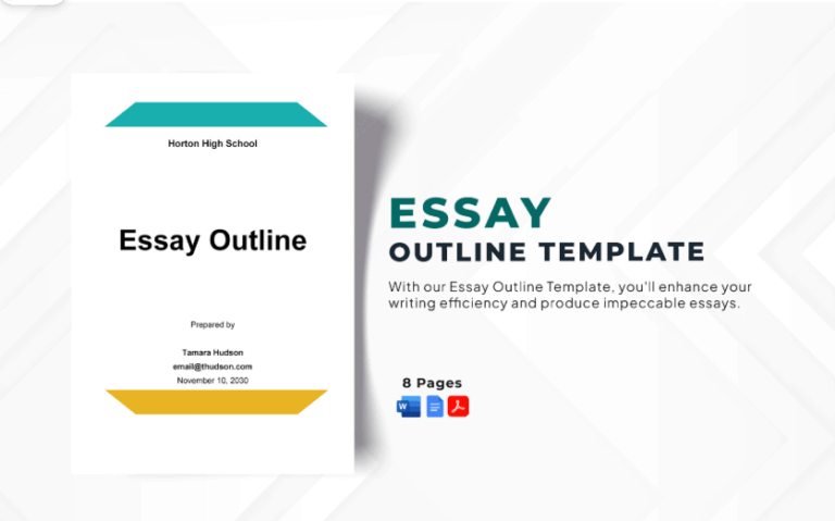 Free Essay Outline Templates for Structured and Effective Writing