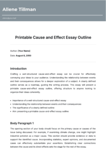 Template Outline Esai Gratis untuk Penulisan yang Terstruktur dan Efektif