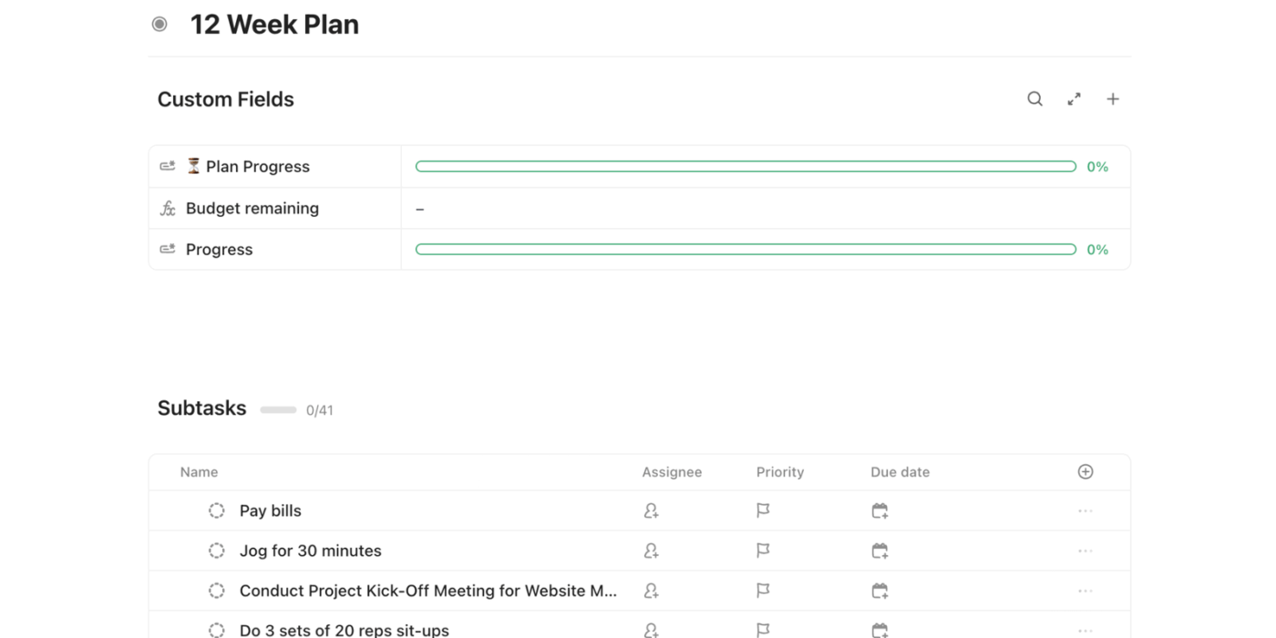 Free 12-Week Year Templates to Crush Your Goals